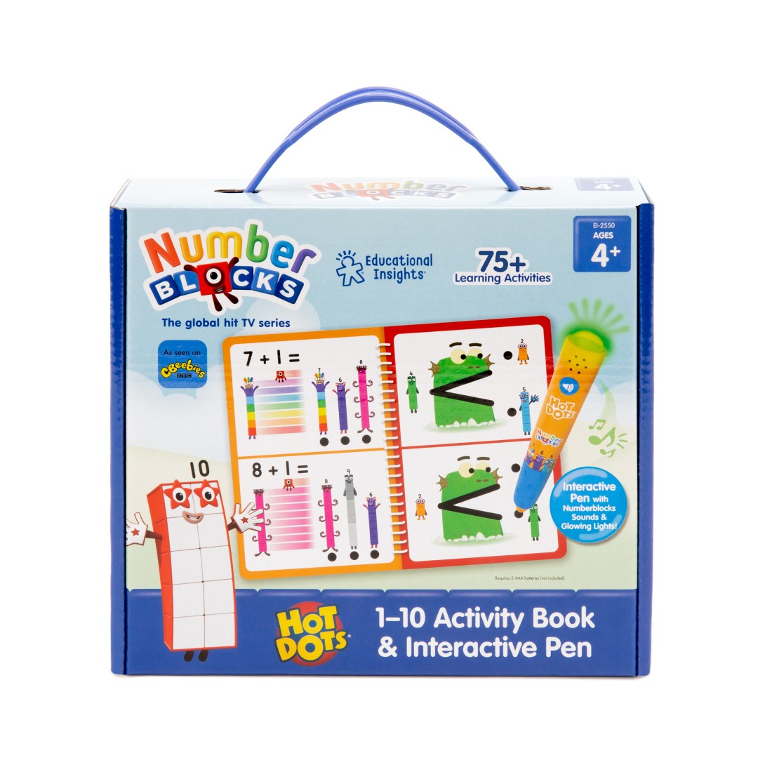 Numberblocks 1-10 Activity Book & Interactive Pen - Babyfair Ltd